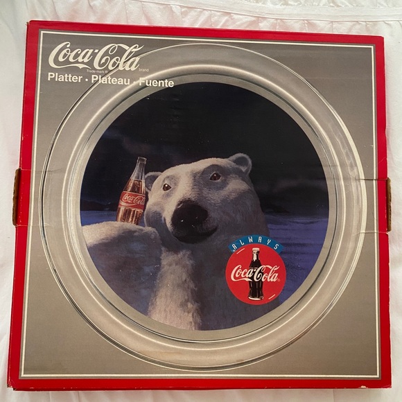 Coca Cola | Dining | Cocacola Polar Bear Platter | Poshmark